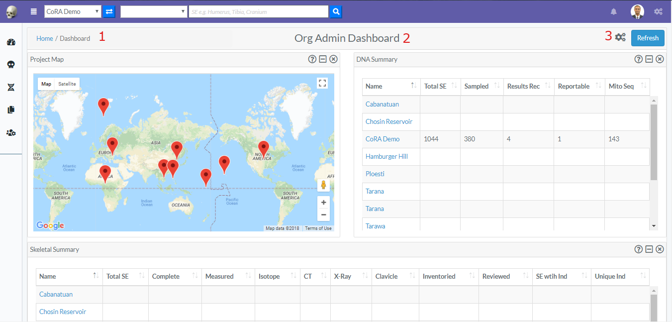 Site Navigation - CoRA Docs